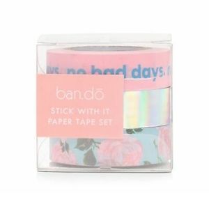 ban.do | Party Supplies | Bando Stick With It Paper Tape Set Rose ...